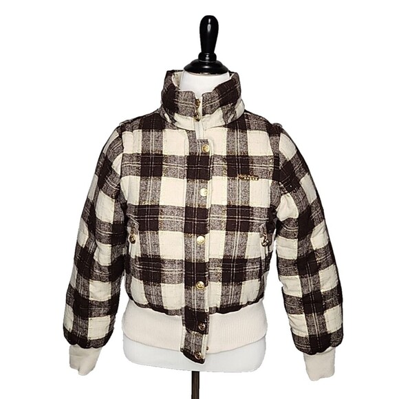Apple Bottoms | Jackets & Coats | Vintage Y2k Apple Bottoms Brown Plaid ...